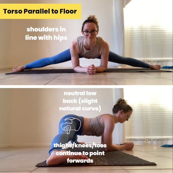 “Proper” Hip Alignment for Middle Splits — Dani Winks Flexibility