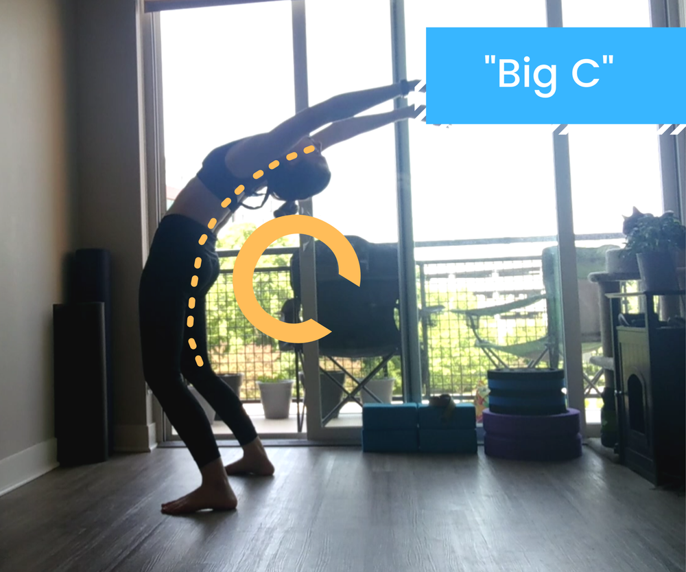 “Big C” vs. “Little c” Backbend from Standing — Dani Winks Flexibility