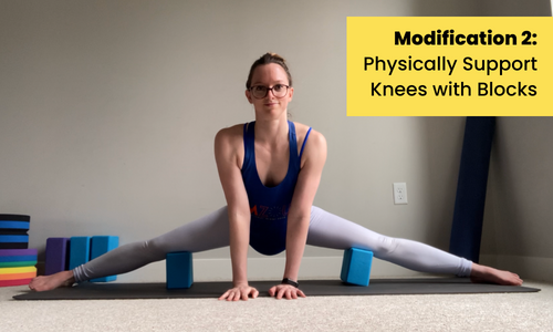 Knee Pain in Middle Splits? Try These Adjustments — Dani Winks Flexibility
