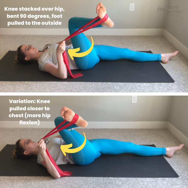 Gentle (Passive) Stretches for Internal Hip Rotation — Dani Winks ...