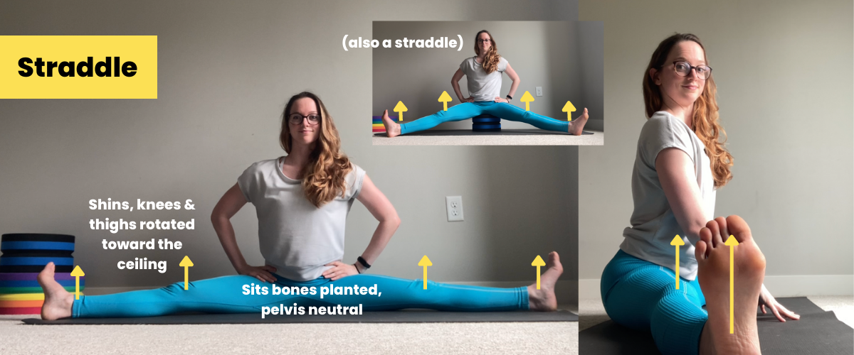 Straddle vs. Middle Split - What’s the Difference? — Dani Winks Flexibility