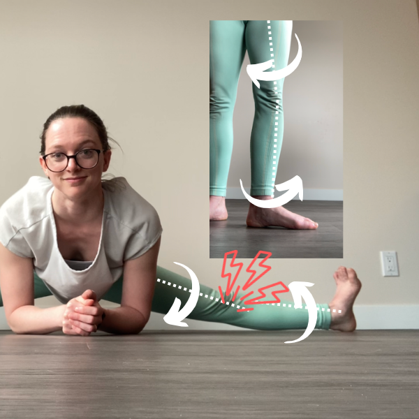 Point or Flex? Protecting Your Ankles in Middle Splits — Dani Winks ...