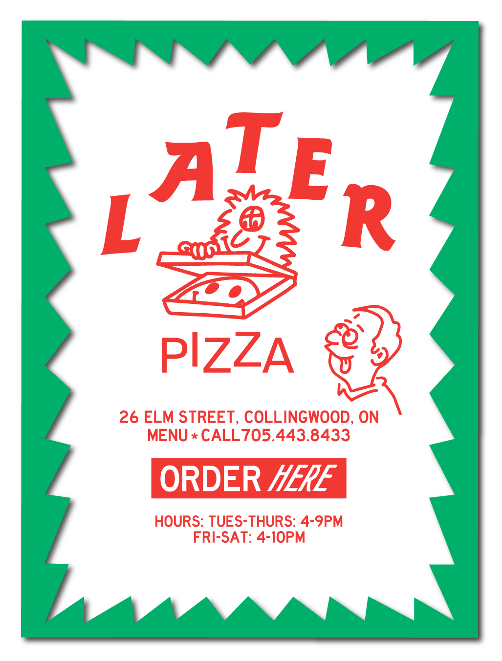 Later pizza