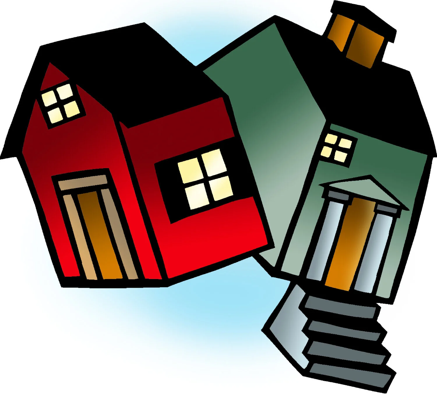 Strong Clip Art House