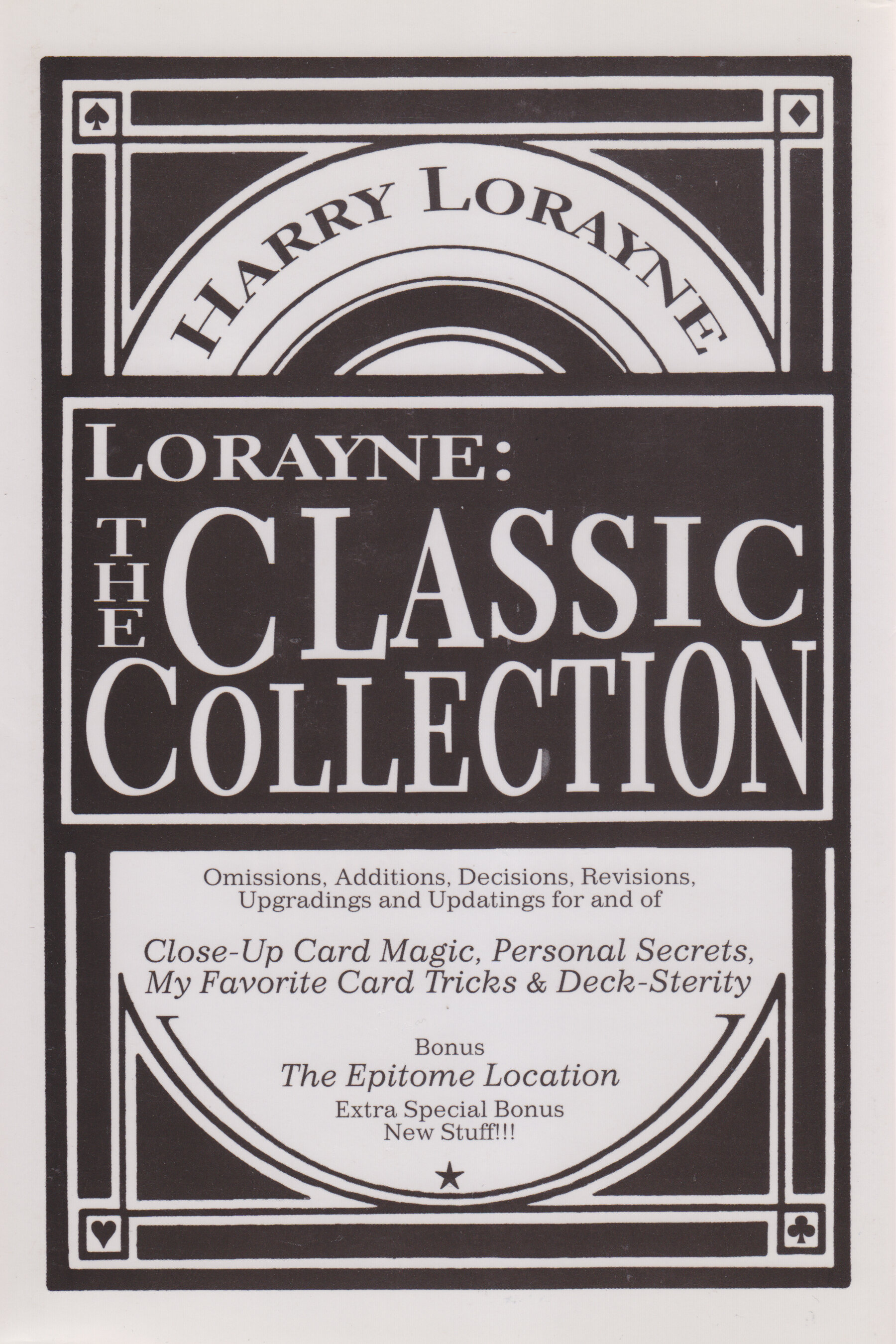 Harry Lorayne Magic Books — Harry Lorayne's Official Magic & Memory Website