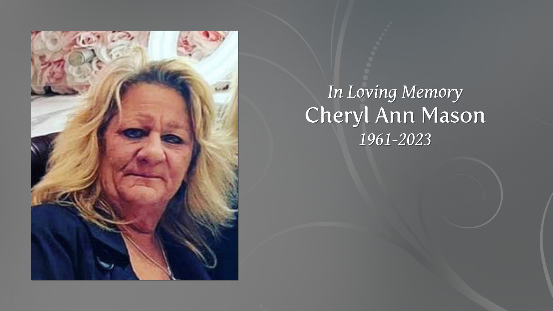 Obituary for Cheryl Ann (Nocito) Mason — Wade Funeral Home