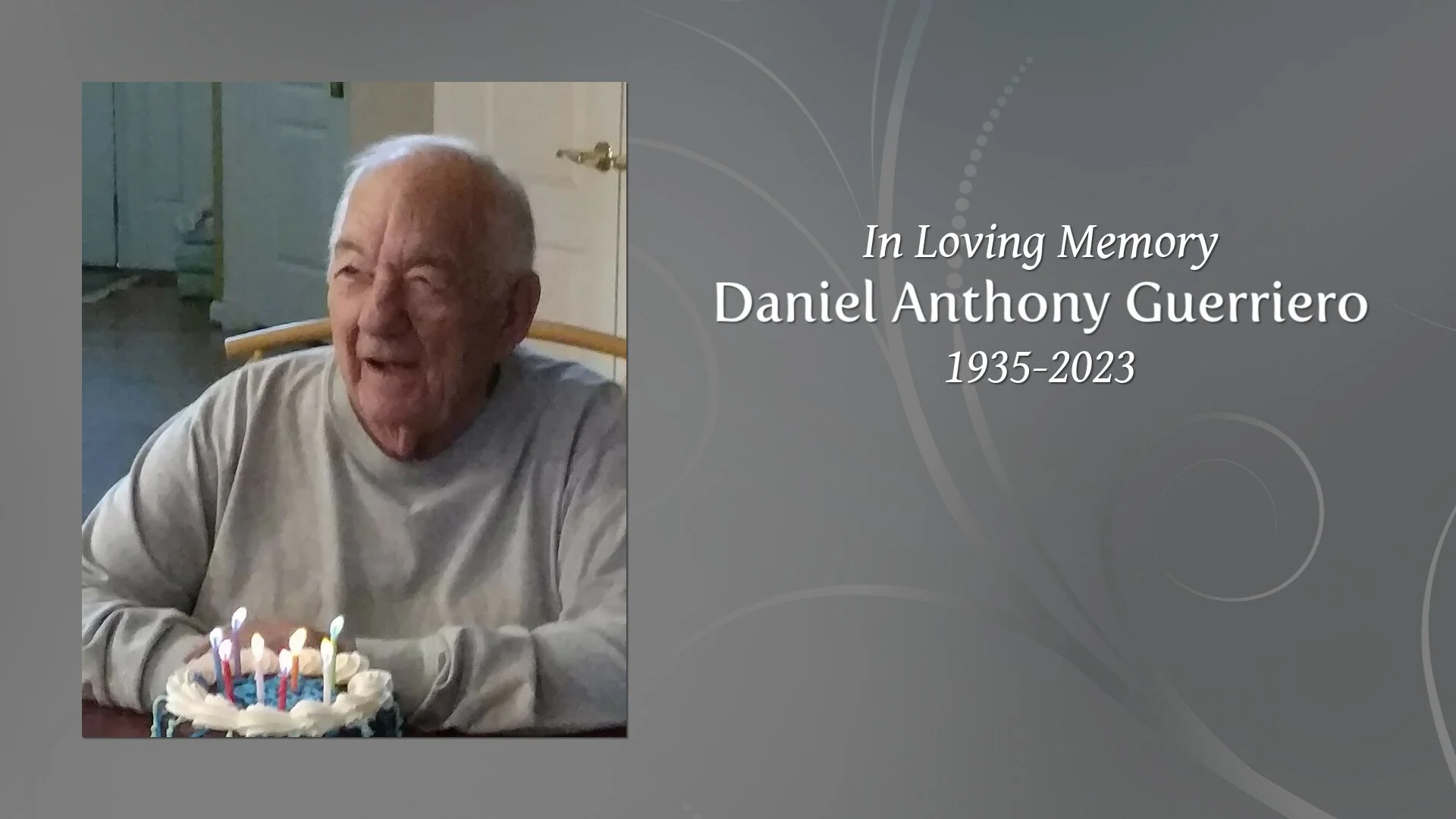 Obituary for Daniel Anthony Guerriero — Wade Funeral Home