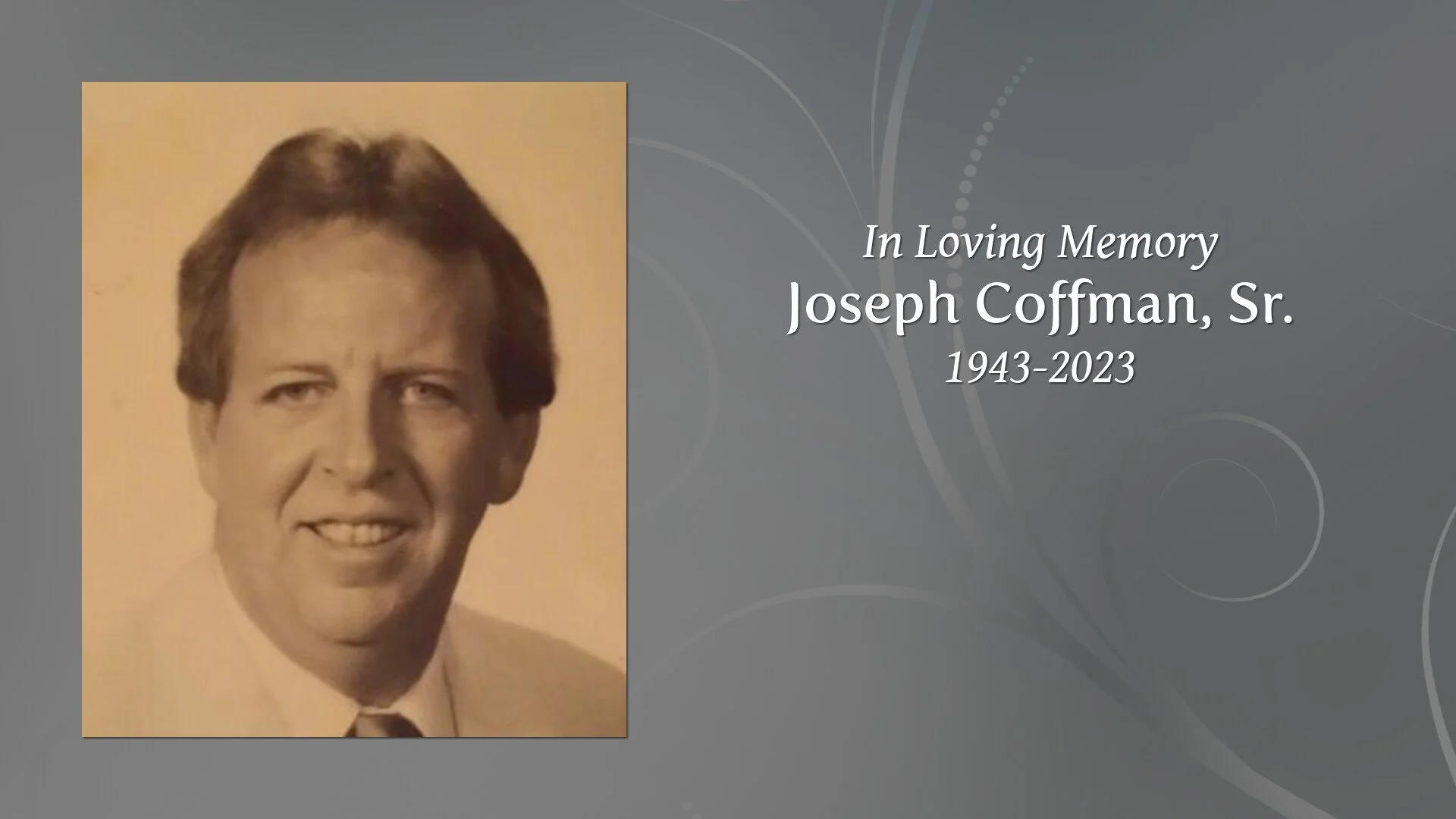 Obituary for Joseph Coffman, Sr. — Wade Funeral Home