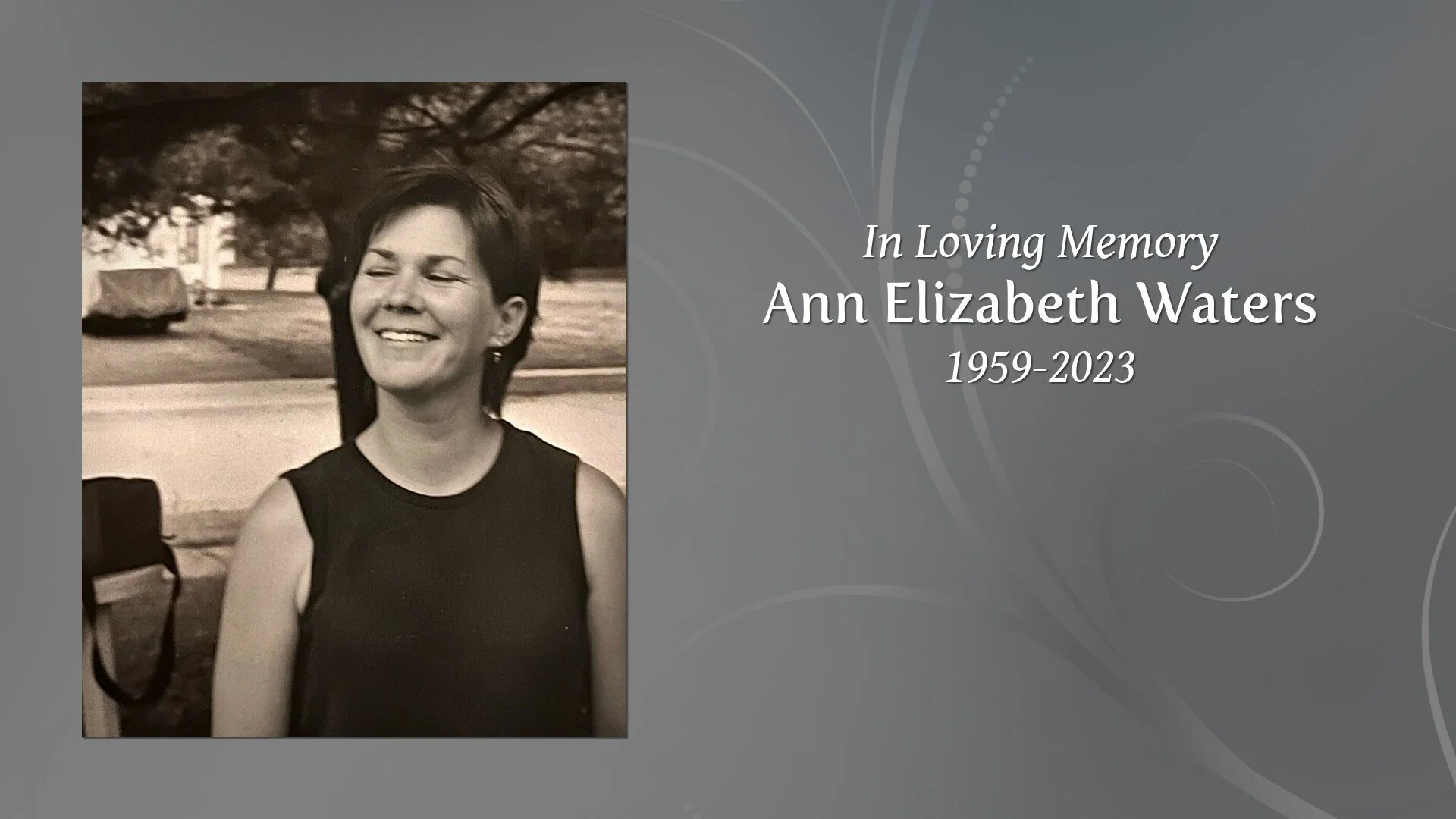 Obituary for Ann Elizabeth Waters — Wade Funeral Home