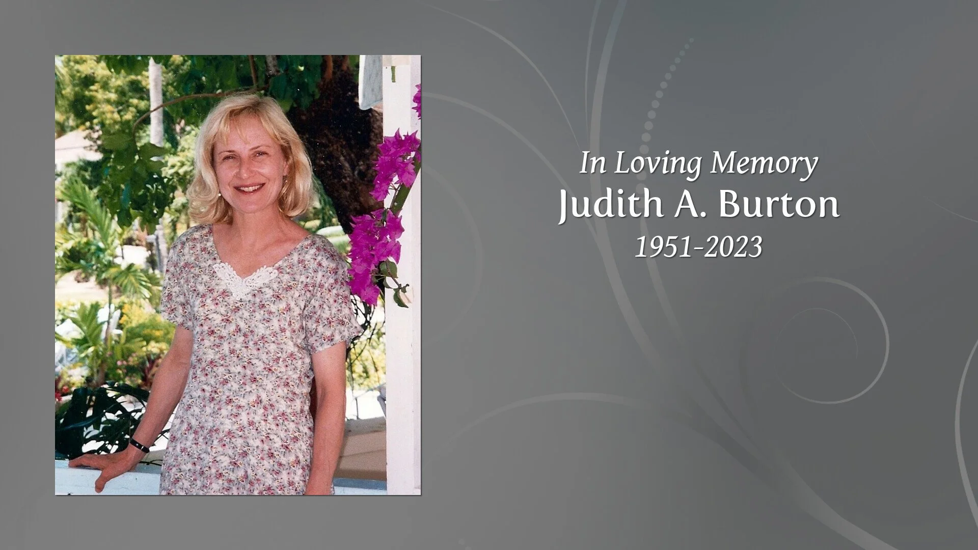 Obituary for Judith A. Burton — Wade Funeral Home