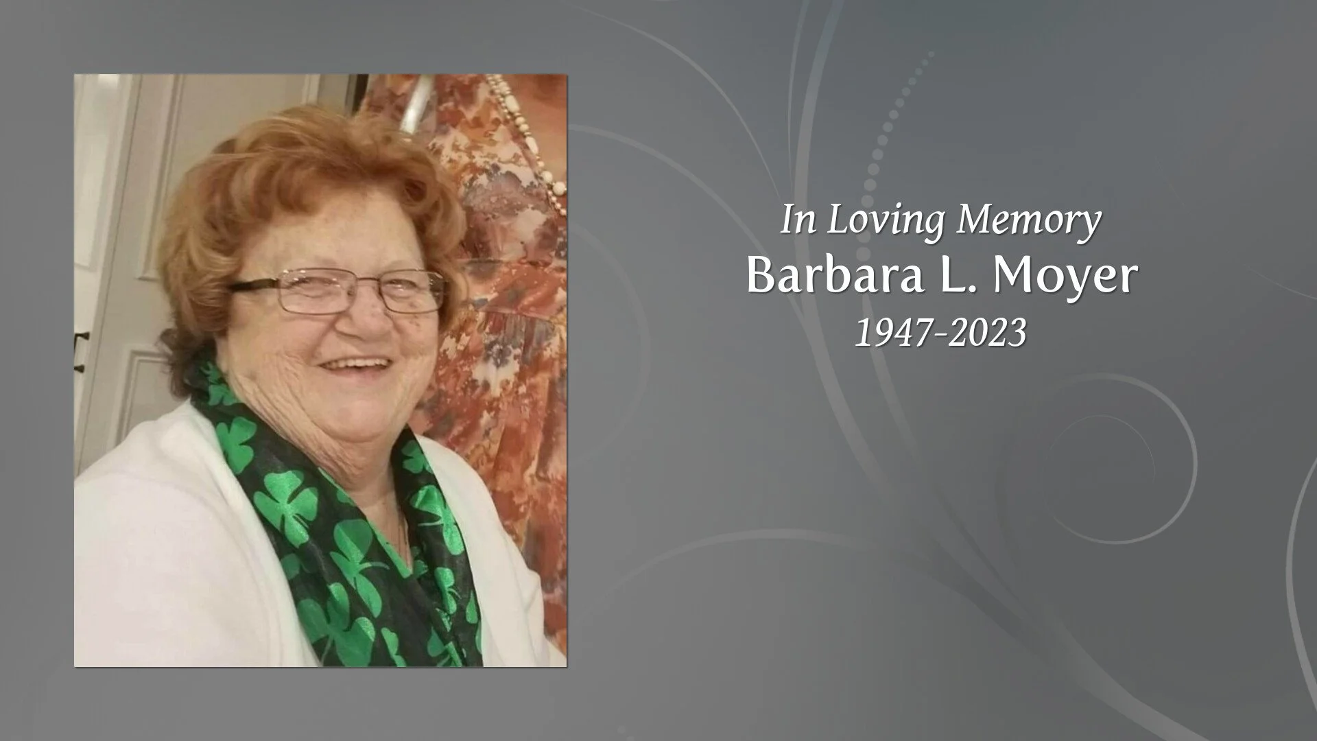 Obituary for Barbara L. Moyer — Wade Funeral Home