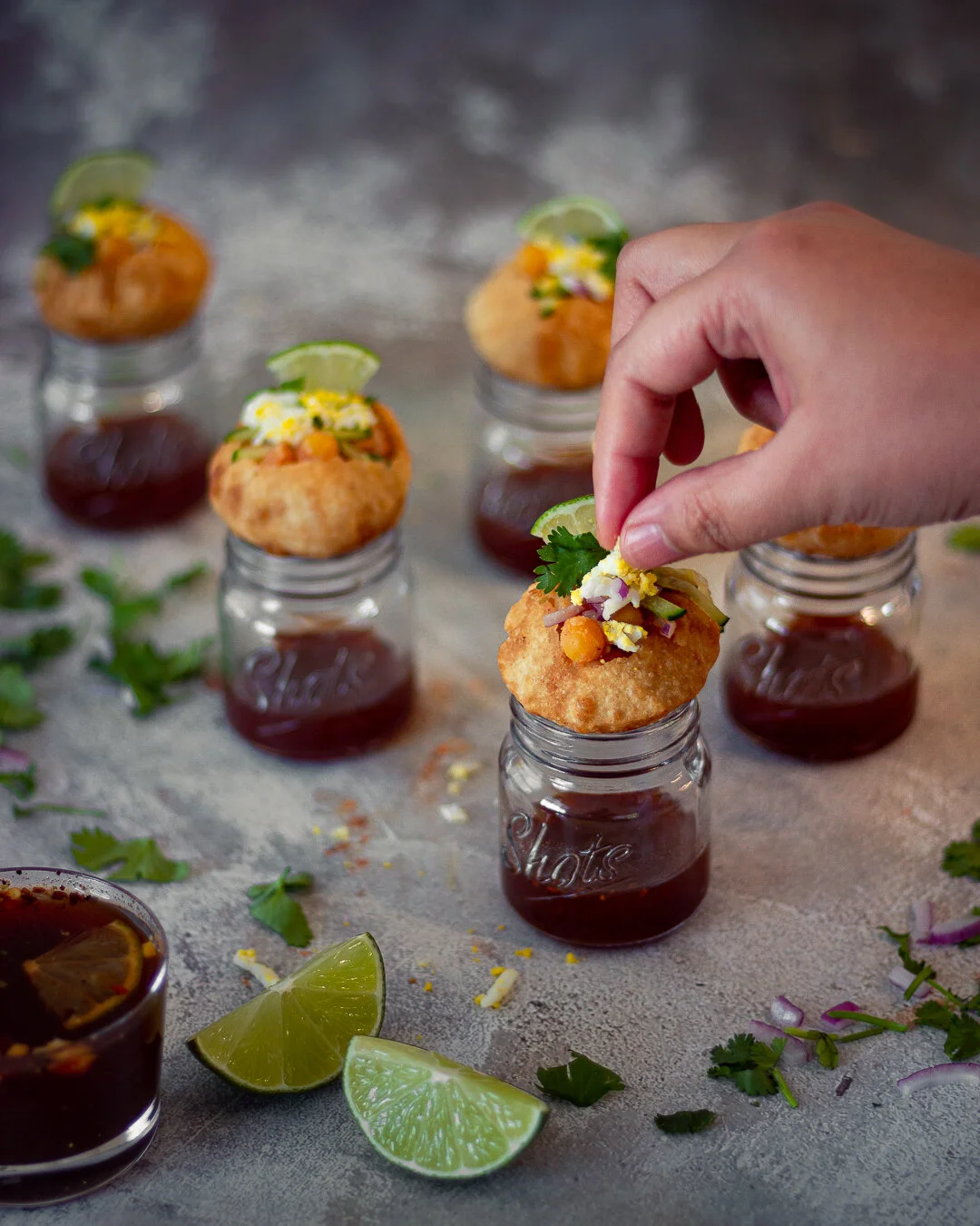 Fuchka | Deep-Fried Puri, Spicy Potato, Tamarind Chutney | Bangladeshi ...