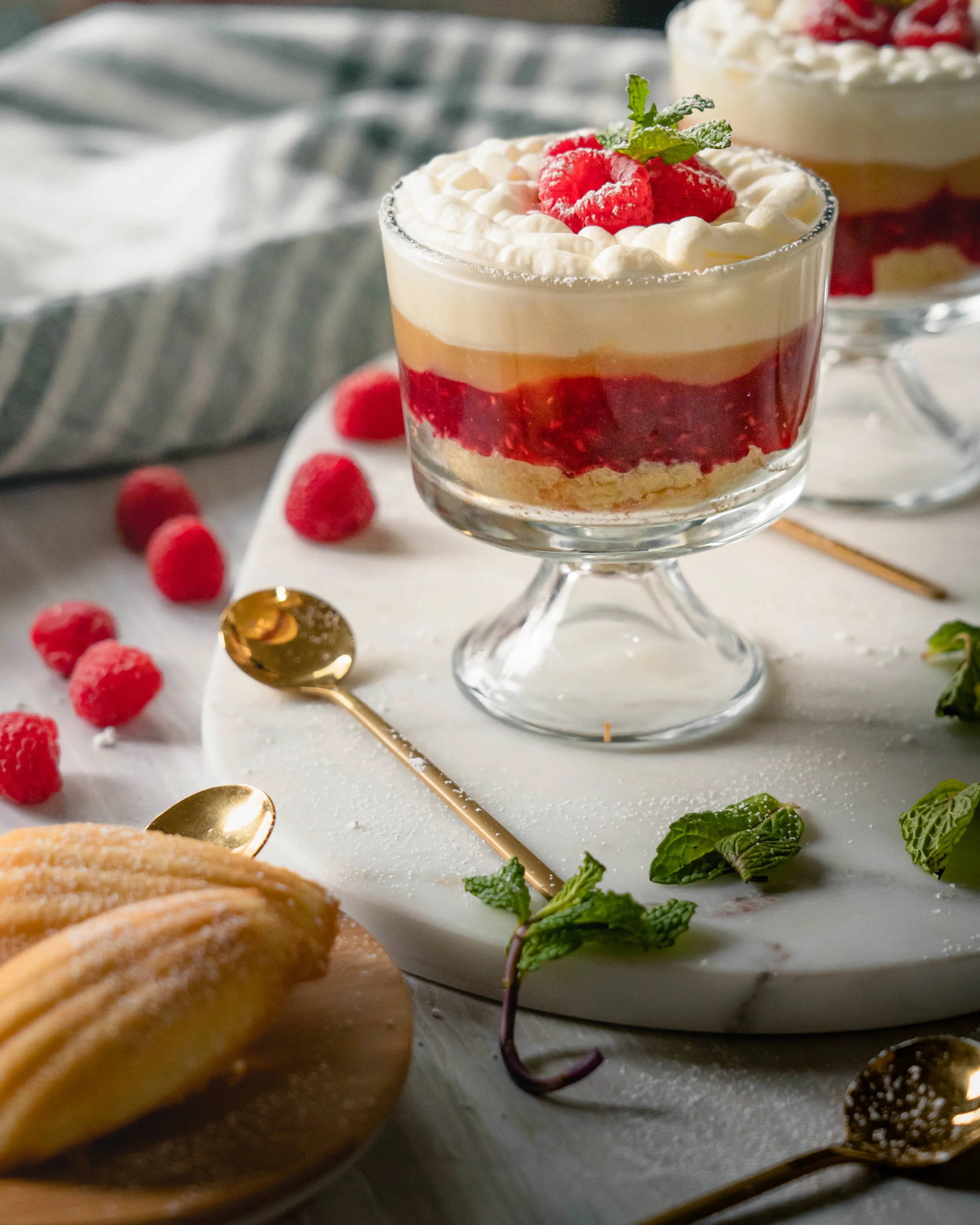 Classic English Trifle | White Chocolate, Raspberry & Lemon Curd | A ...