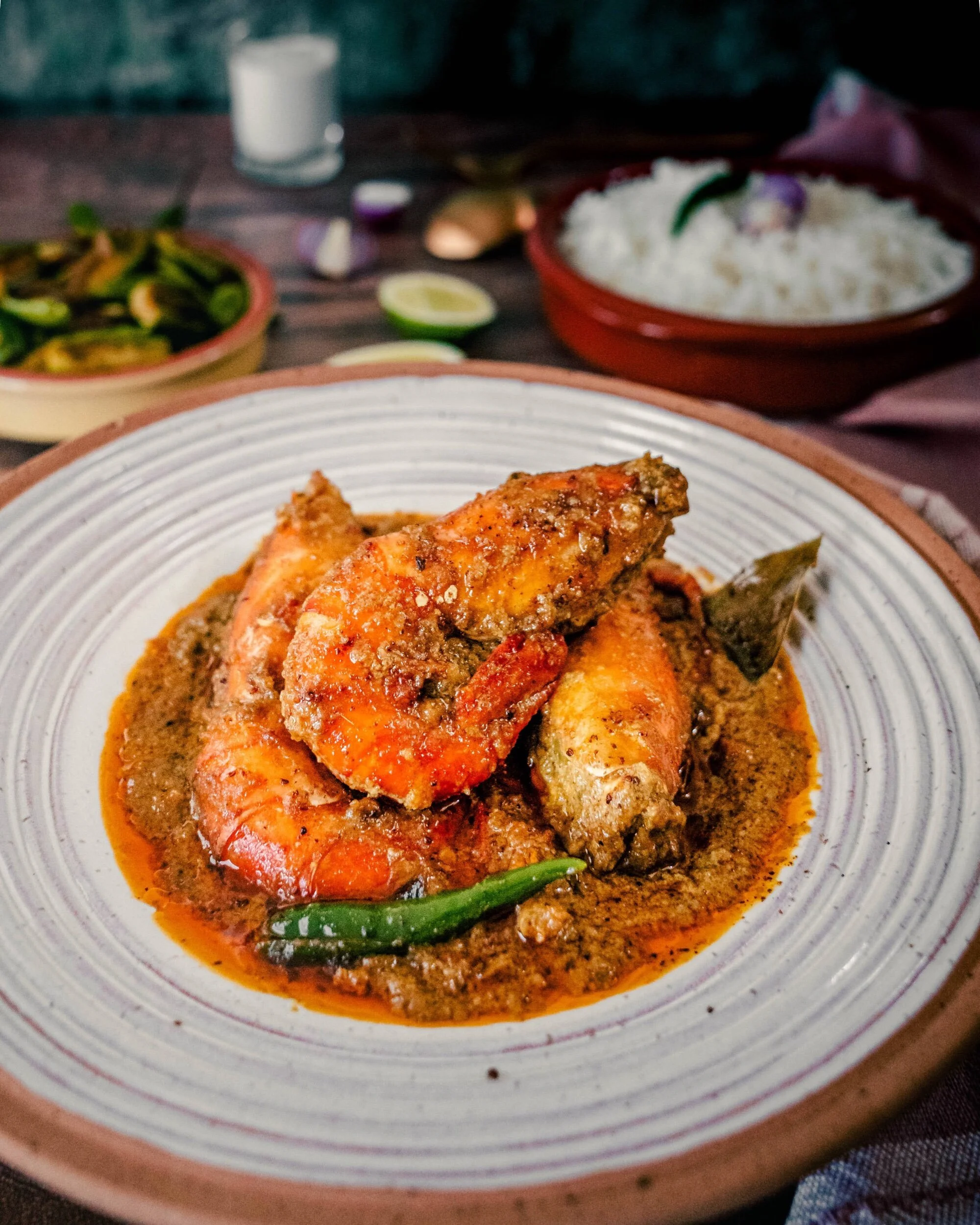 Chingri Malaikari | Bangladeshi Malai Curry with Tiger Prawns | Bengali ...
