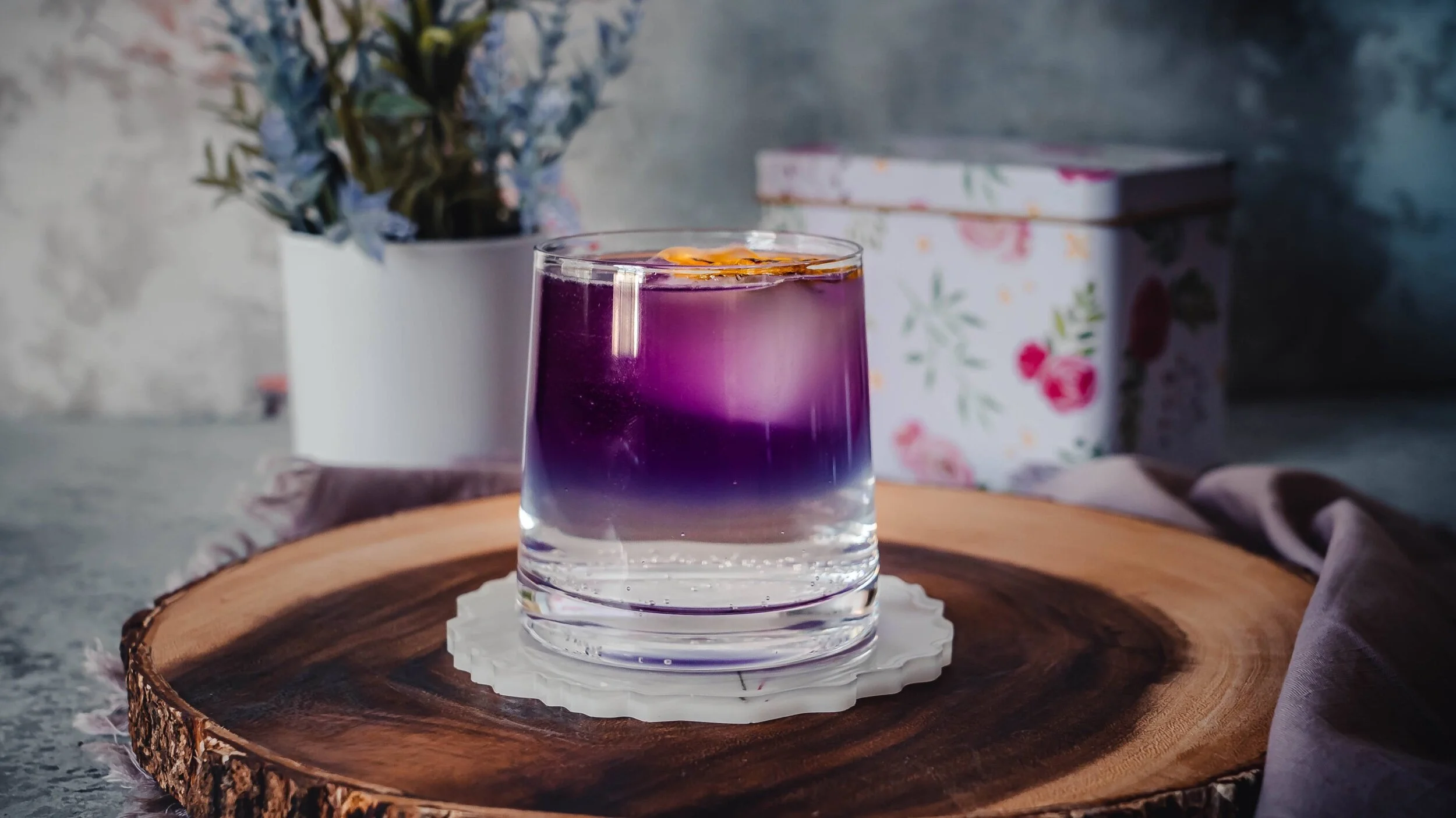 Purple Rain | Sparkling Butterfly Pea Lemonade — The Spice Odyssey