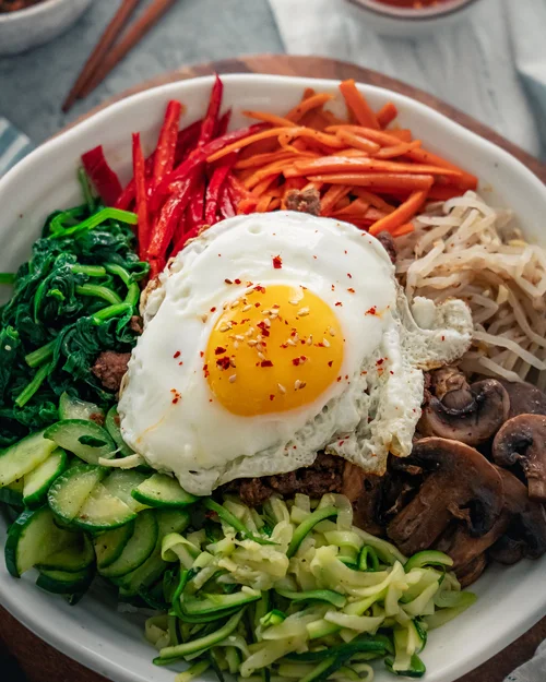 Bibimbap | Mixed Rice with Vegetables | Korean Rice Bowl — The Spice ...