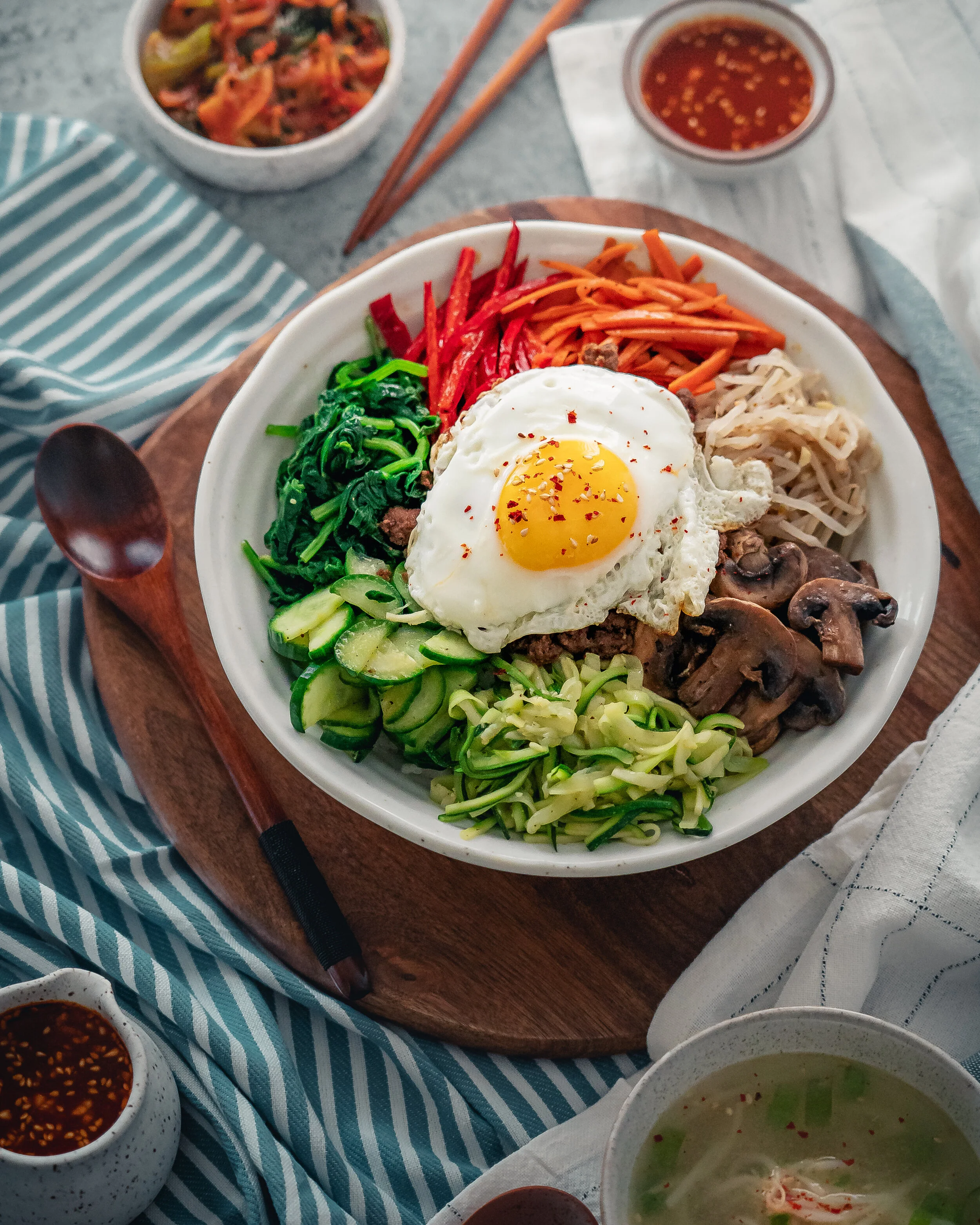 Bibimbap | Mixed Rice with Vegetables | Korean Rice Bowl — The Spice ...