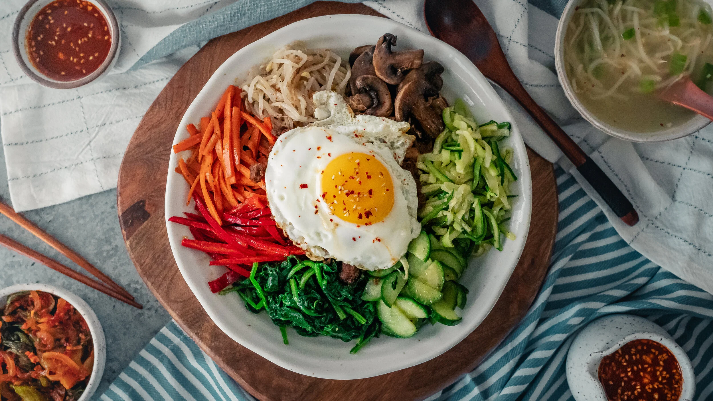Bibimbap | Mixed Rice with Vegetables | Korean Rice Bowl — The Spice ...
