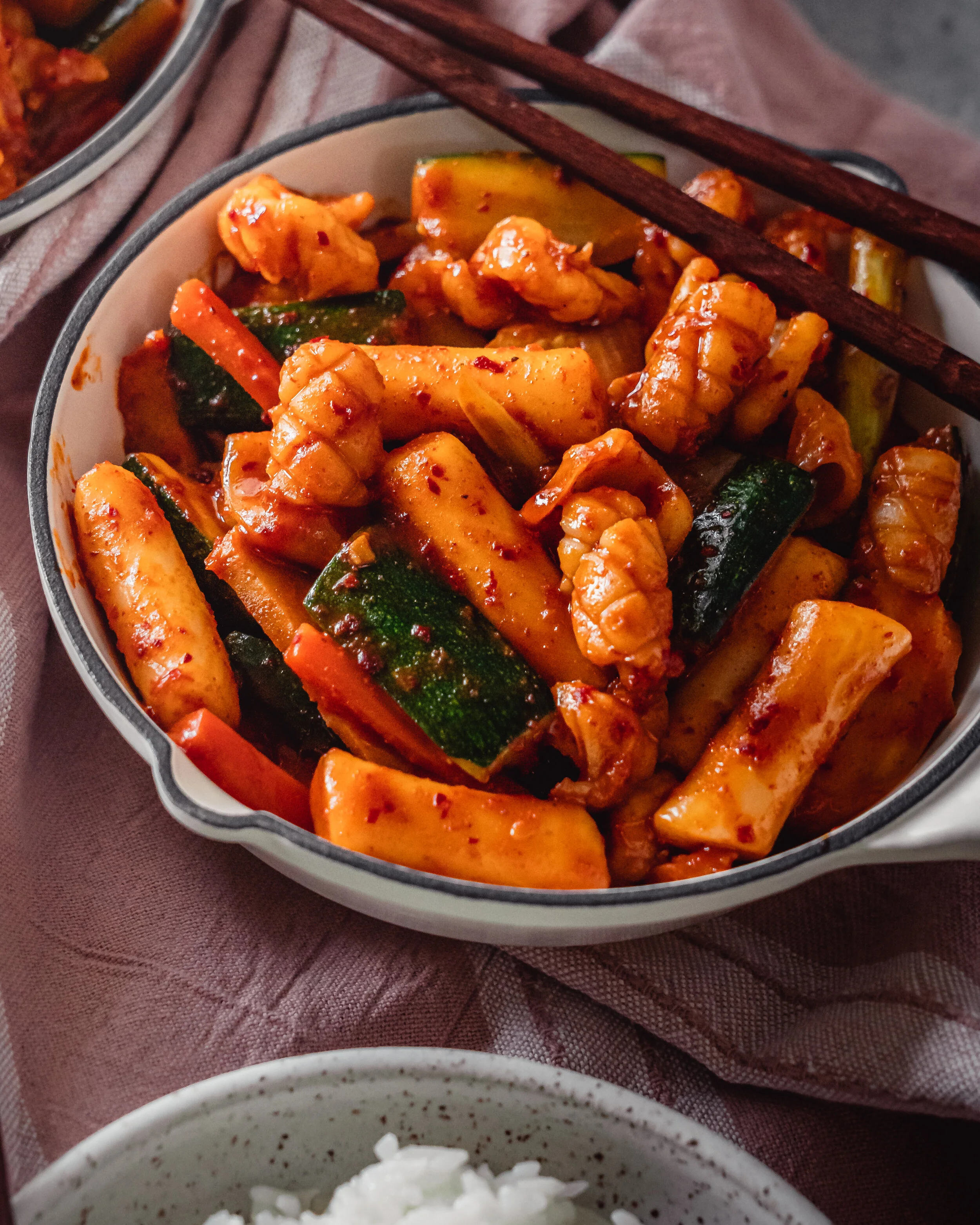 Tteokbokki | Ojingeo Bokkeum | Stir-Fry Squid + Rice Cakes — The Spice ...