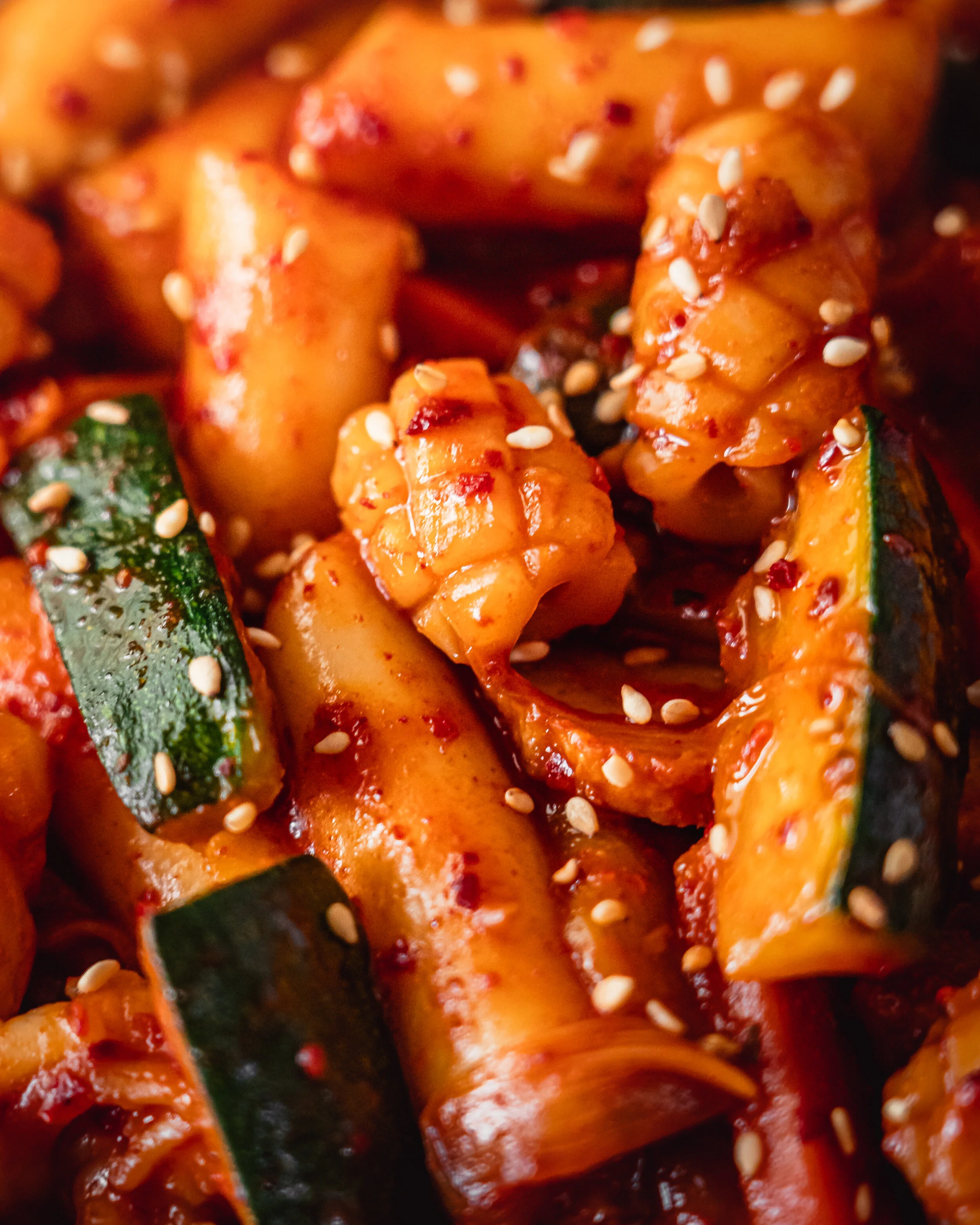 Tteokbokki | Ojingeo Bokkeum | Stir-Fry Squid + Rice Cakes — The Spice ...