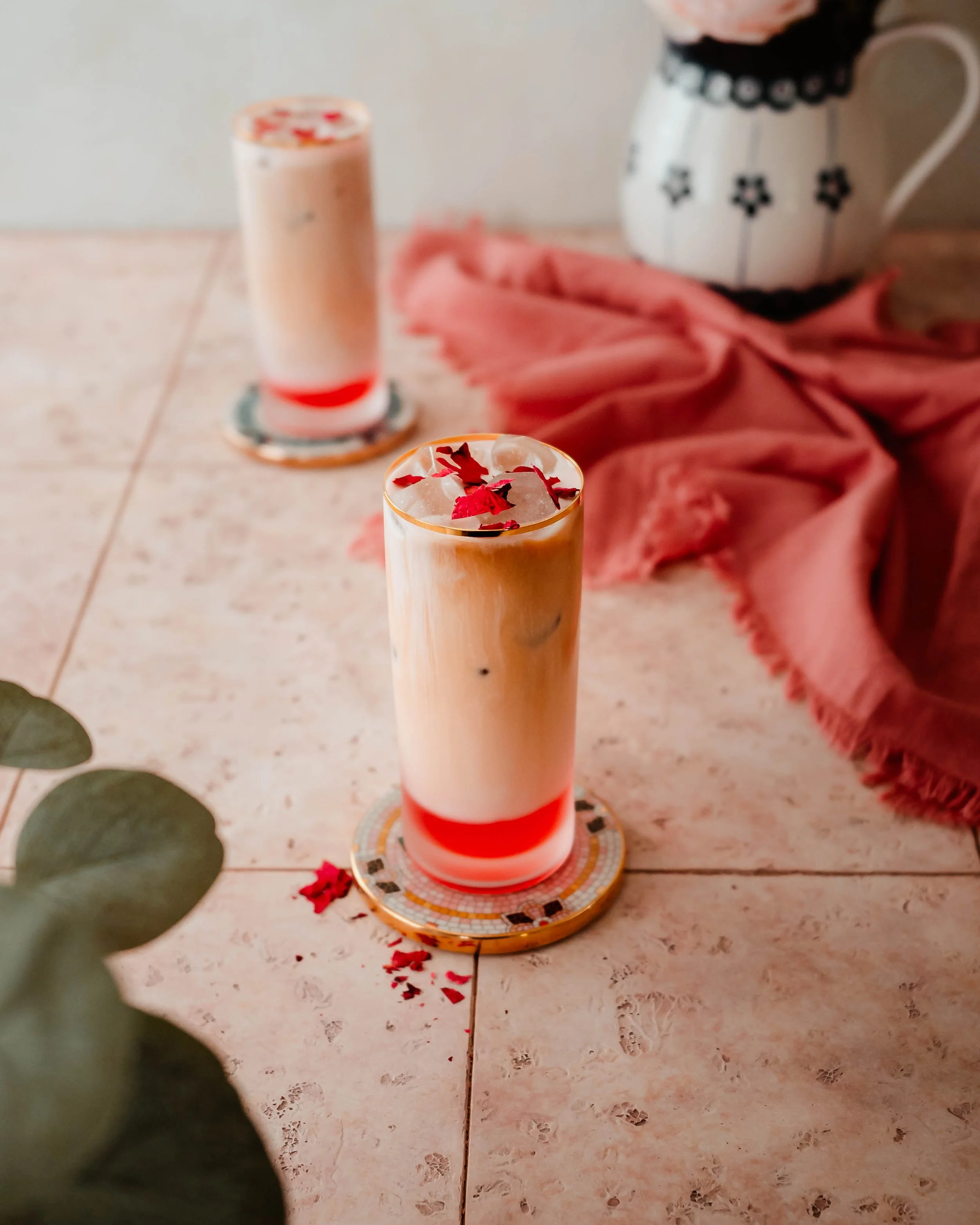 Iced Coffee Rosé | Rooh Afza Iced Latte | Ramadan Recipes — The Spice ...