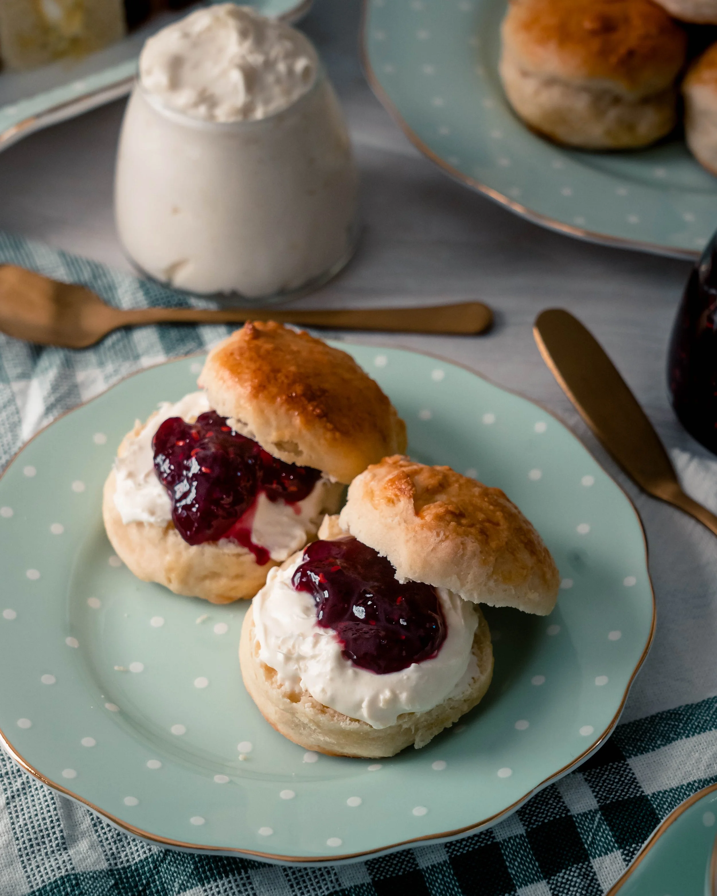 Classic Scones + Clotted Cream — The Spice Odyssey