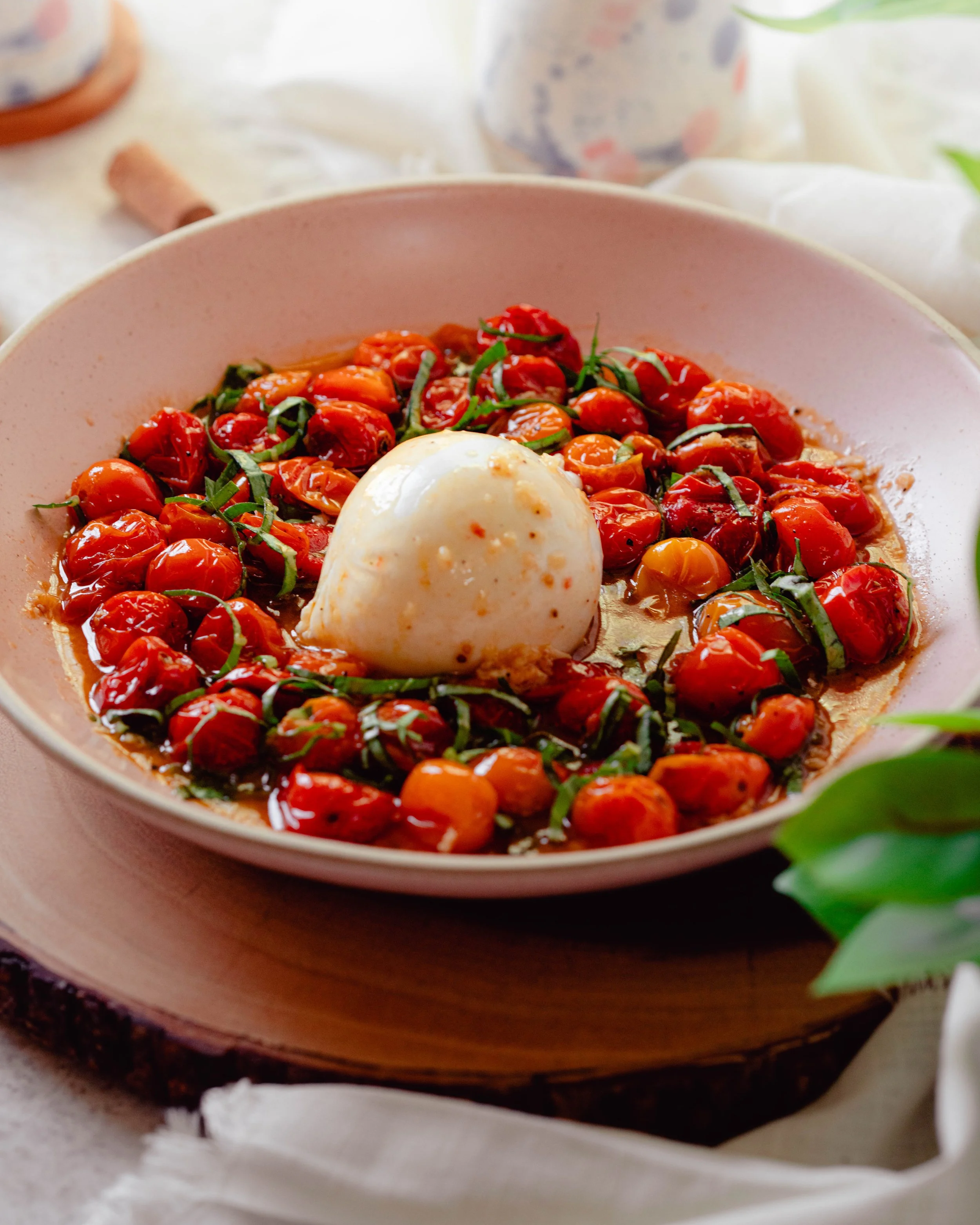 Roasted Tomatoes & Burrata — The Spice Odyssey