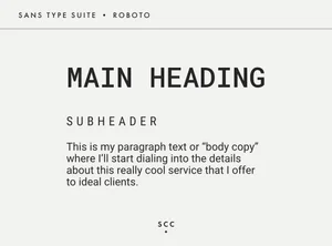 Your Guide to Typefaces and Font Hierarchy — Selah Creative Co.