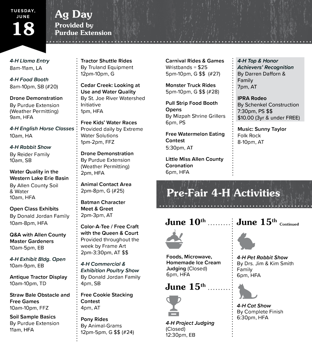 Allen County Fair | Full Schedule — Allen County Fairgrounds