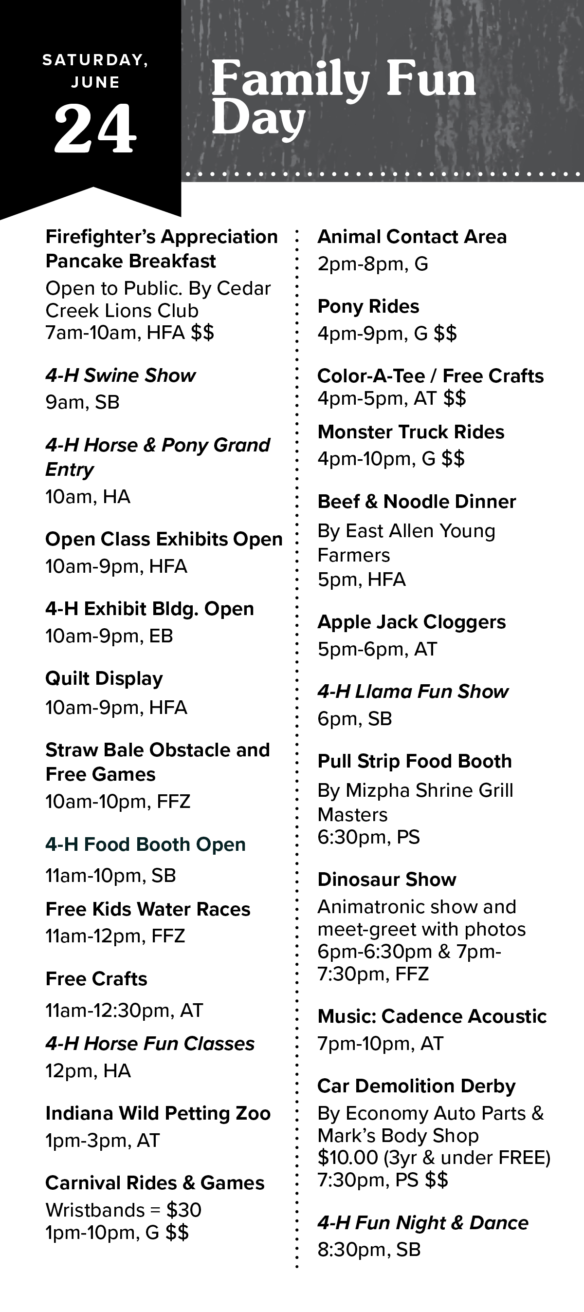 Allen County Fair | Full Schedule — Allen County Fairgrounds
