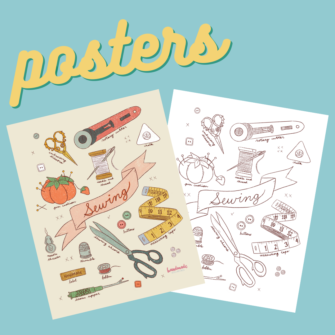 Sewing Posters Freebie — Handmade Beginnings