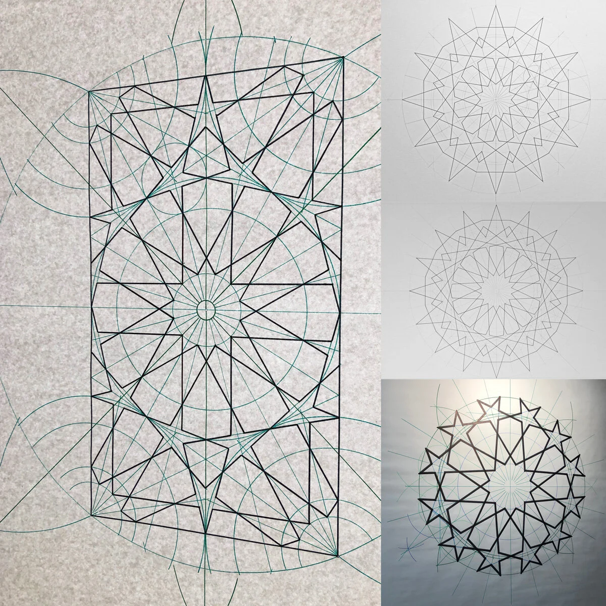 The Classic Rosette — Drawing Islamic Geometric Designs