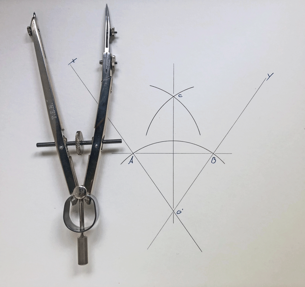 Basic Operations With the Compass; 2 Angle Bisectors — Drawing Islamic ...
