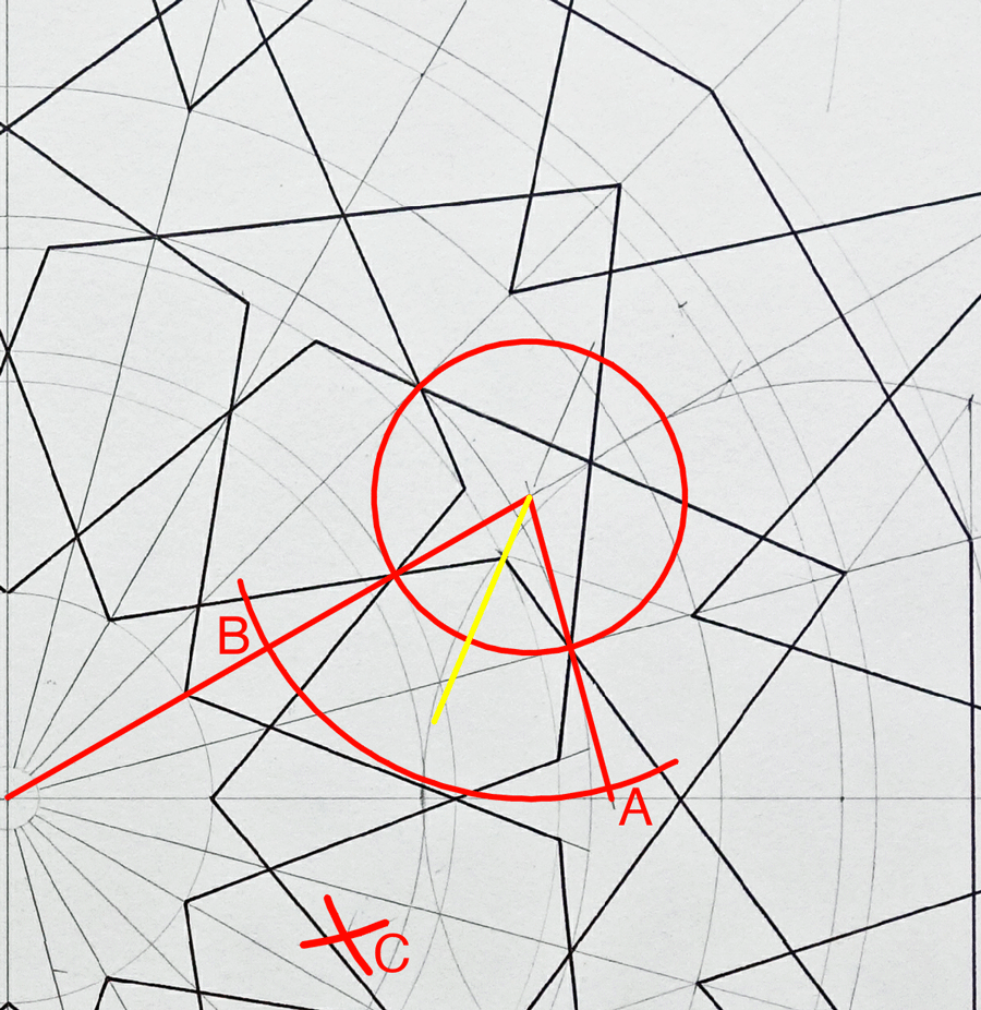 Basic Operations With the Compass; 2 Angle Bisectors — Drawing Islamic ...