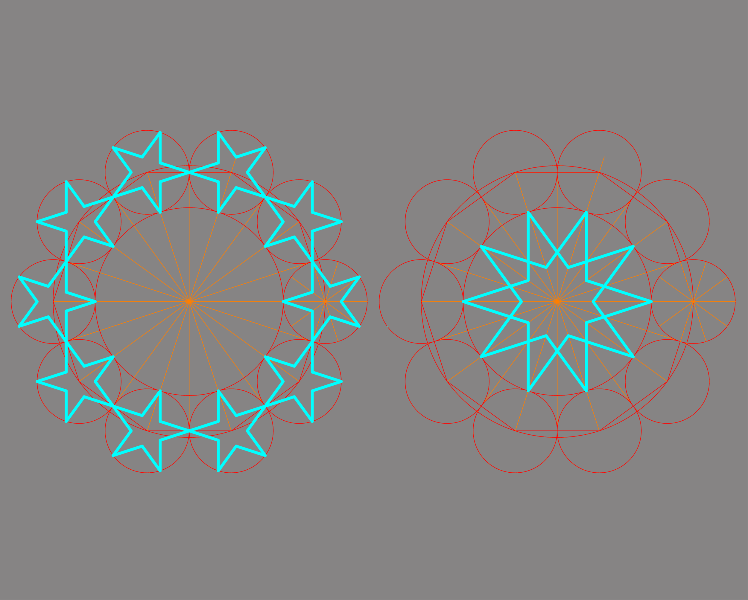 The Classic Rosette — Drawing Islamic Geometric Designs