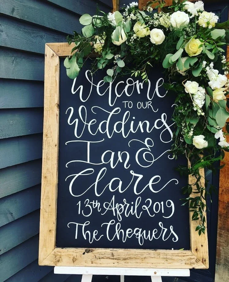 Wedding signage, welcome signs and table plans — Inviting Writing