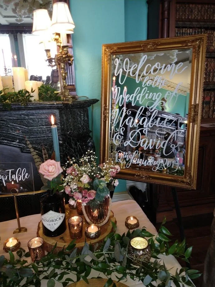 Wedding signage, welcome signs and table plans — Inviting Writing