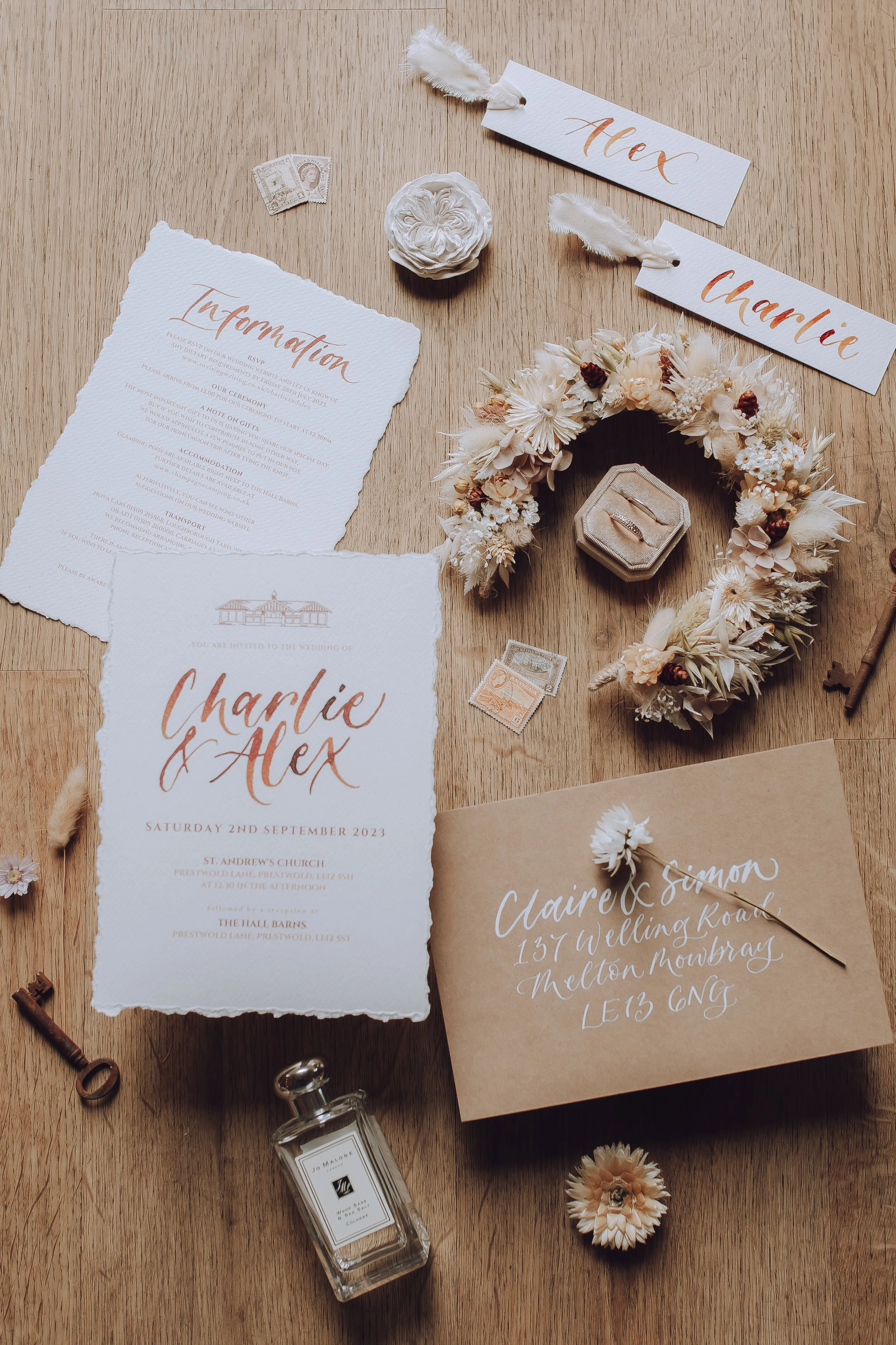 Surprising Ways to Add Modern Calligraphy to Your Wedding Day ...