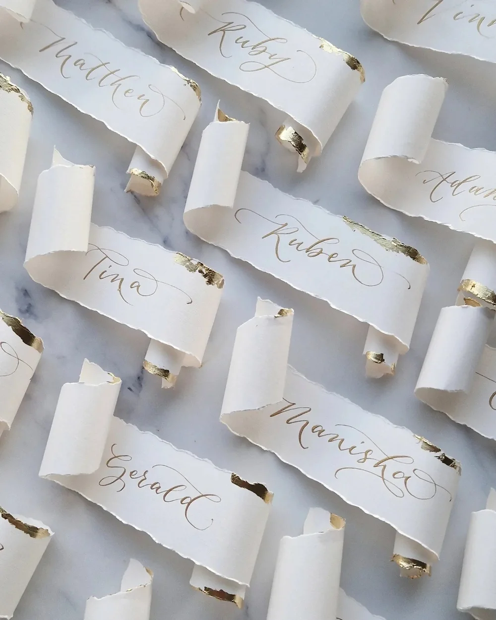Handwritten calligraphy wedding stationery — Inviting Writing
