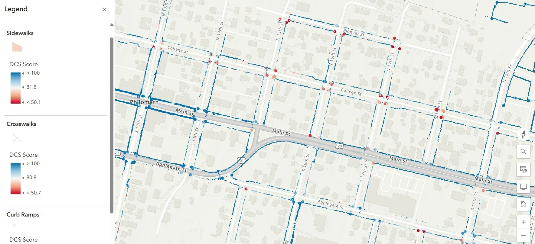 Sidewalk Assessments for ADA Transition Plans & Asset Inventory | Daxbot