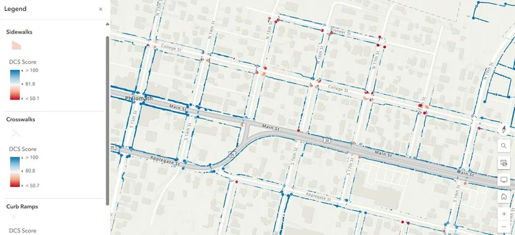 Sidewalk Assessments for ADA Transition Plans & Asset Inventory | Daxbot