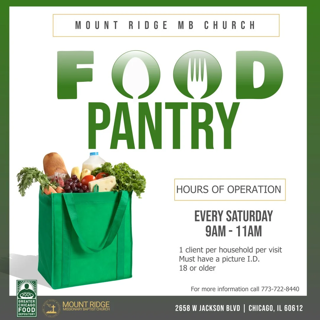 Food Pantry — Mount Ridge Missionary Baptist Church