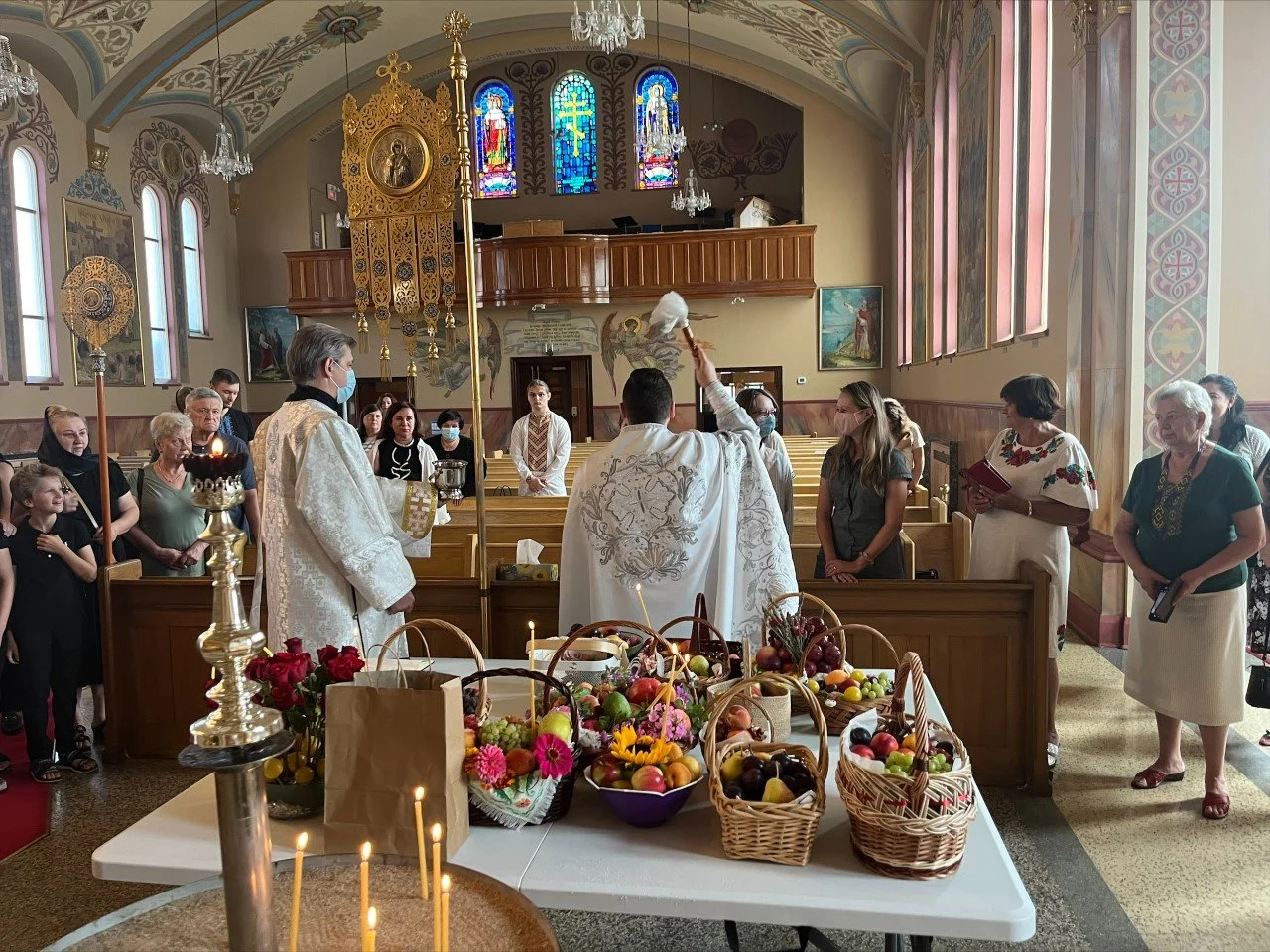 Photos of Transfiguration 2022 & Blessing of Fruit — St. Volodymyr ...