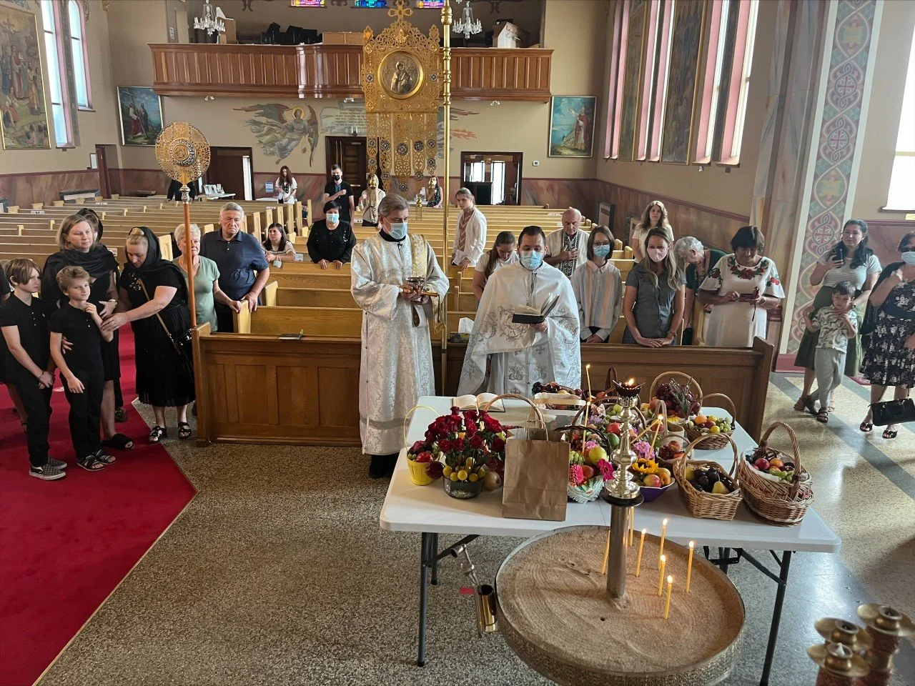 Photos of Transfiguration 2022 & Blessing of Fruit — St. Volodymyr ...