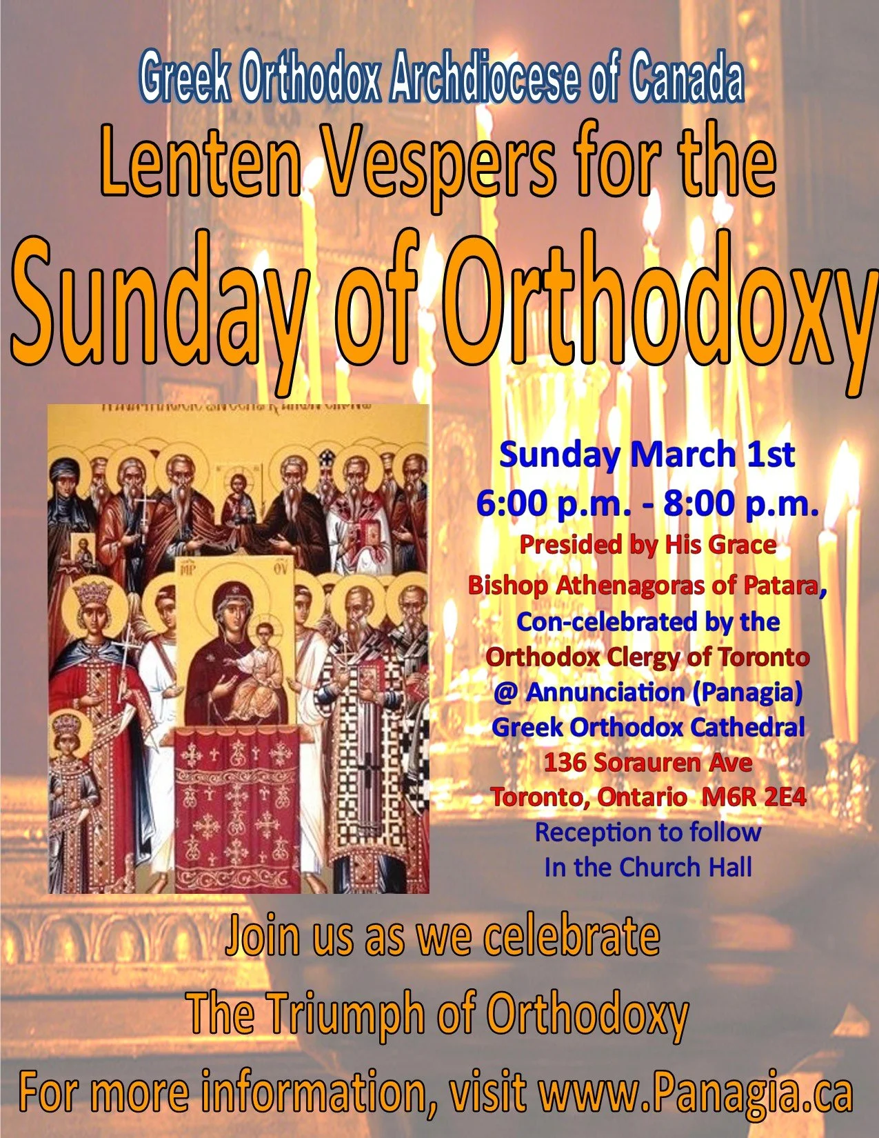 Mar. 1: Lenten Vesper for the Sunday of Orthodoxy — St. Volodymyr ...