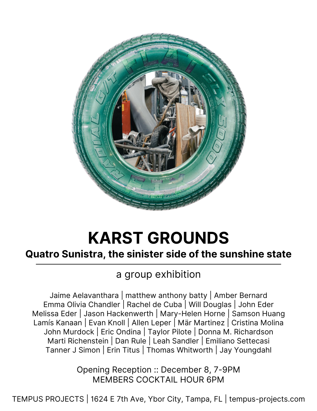 KARST GROUNDS :: QUATRO SUNISTRA :: Group Exhibition — Tempus Projects
