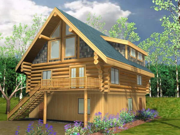 Log Home Plans 0-2200 Square Ft — Log Homes Canada