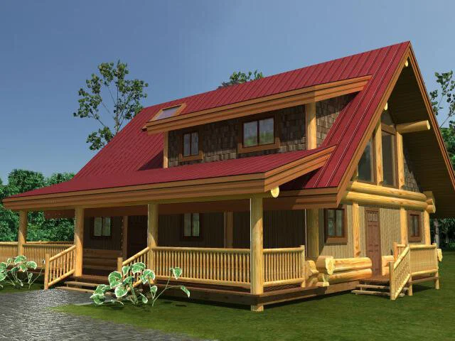 Log Home Plans 0-2200 Square Ft — Log Homes Canada