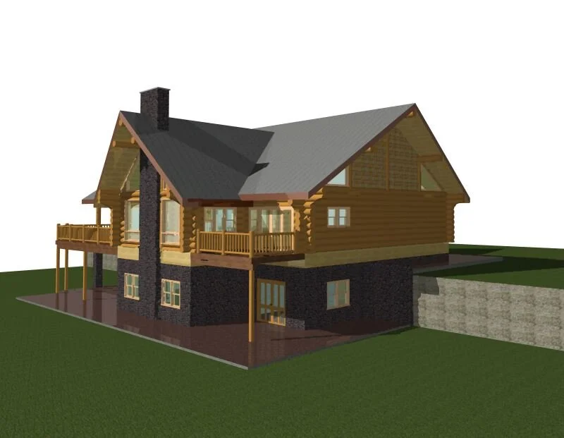 Jewel of the Forest Plan A-21 — Log Homes Canada
