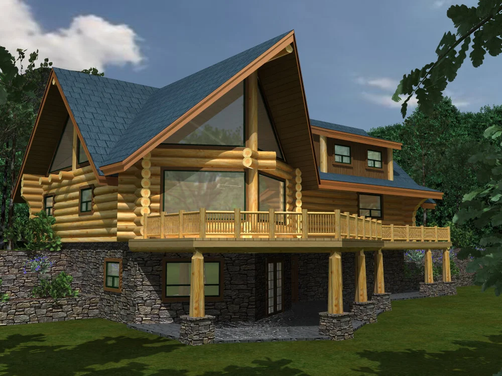 Log Home Plans 2201-3499 Sq Ft — Log Homes Canada